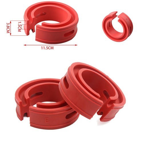 2Pc SUV Car Interior Shock Absorber Coil Spring Power Cushion Buffer ...