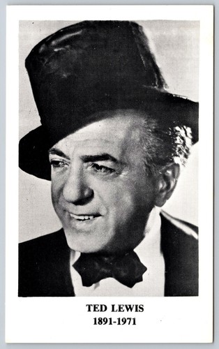 Postcard Ted Lewis 1891-1971 Portrait Jazz King Circleville, OH H18 | eBay