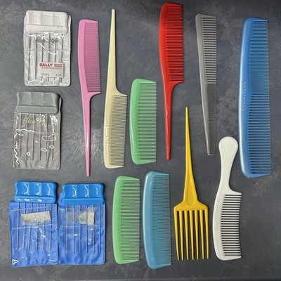 Lot VTG 70/80's Pocket Hair Combs & Pics Unbreakable Goody DuPont ...