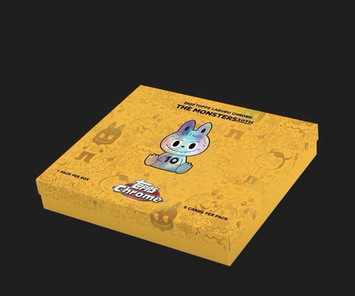 Topps Chrome Labubu Trading Cards Sealed Hobby Box 10th Anniversary ...