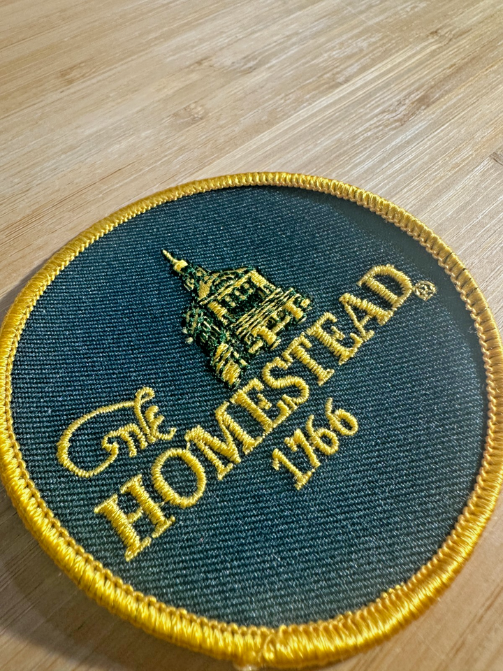 The Homestead 1766 Patch ⛰️ Hot Springs VA Resort Souvenir Travel Hotel ...