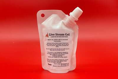 Non-toxic Live Steam Gel Fuel for Mamod, Jensen Steam Engines 50ml ...