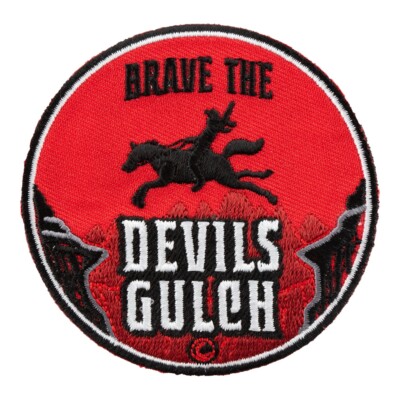 Brave The Devil's Gulch Iron On Travel Patch | eBay