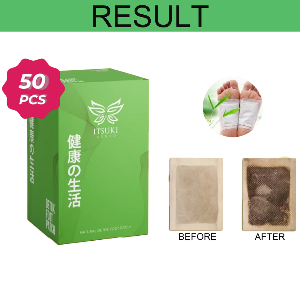 Herbal Foot Patch Pads Original 1box 50pcs Health ITSUKI KENKO ...