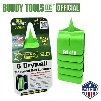 Buddy Tools Mark N Guar Drywall Outlet Marker Electrical Box Locating 5 ...