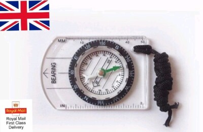 Orienteering Scouts Map Reading Compass With Neck Strap UK Stock ...