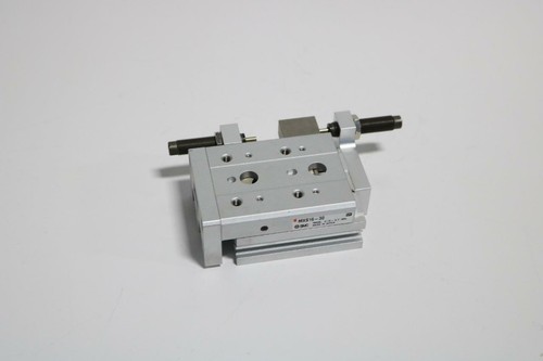 SMC MXS16-30, RB1006 Guided Cylinder Air Slide Table w/2 Shock ...