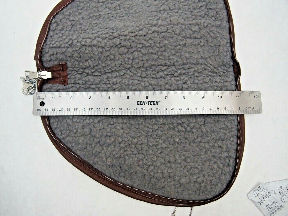 Pistol Soft Case Leather Gun Rug Handgun Storage | Black or Brown ...