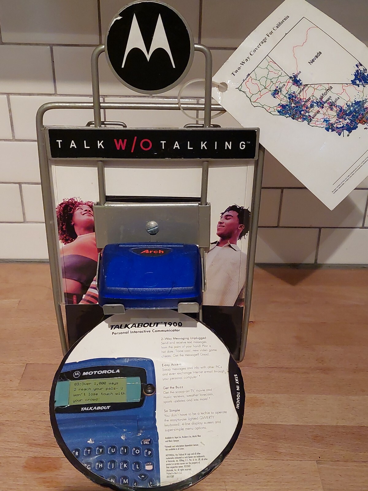 Rare Motorola Talkabout Advertising Store Display beeper pager Nokia ...
