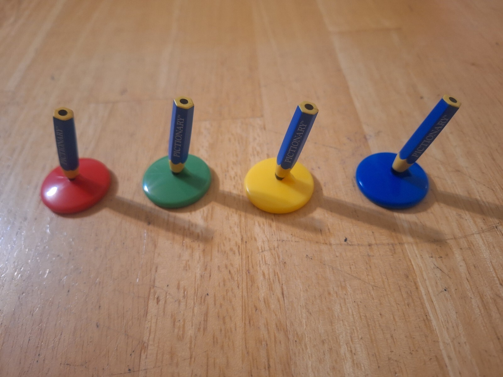 Pictionary 20th anniversary edition game pieces(3939) Pencil Pawns. | eBay