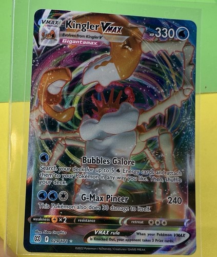 Holo Kingler VMAX 029/172 Ultra Rare Brilliant Stars Pokemon TCG | eBay