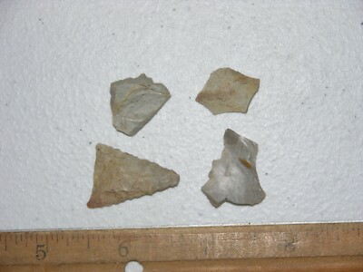 Hand scrapers early man paleolithic acheulean tools Africa (lot of 4 ...