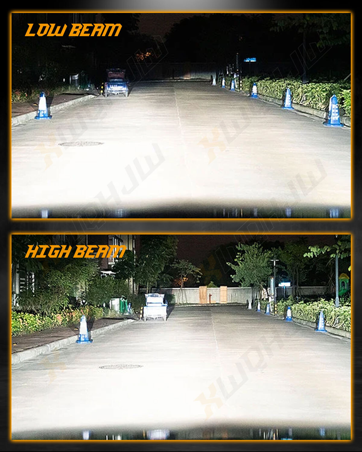 7inch LED Headlights High Low Beam for Mazda 90-97 Miata MX5 79-85 RX7 ...