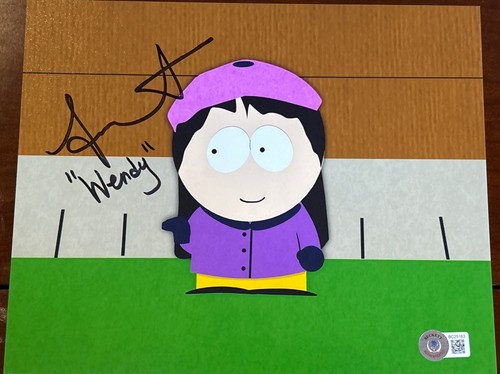 8x10 Autographed Photo April Stewart Wendy South Park Beckett Authentic ...