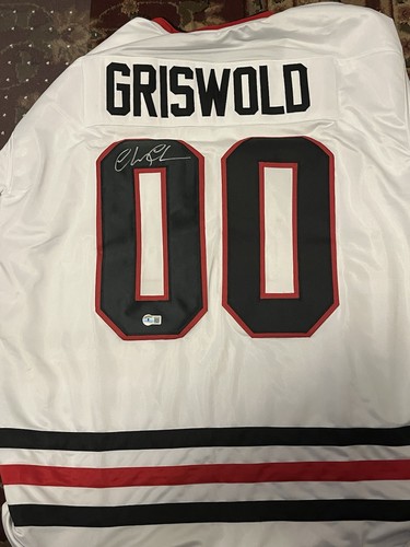 Chevy Chase Clark Griswold SIGNED Custom Jersey auto XL BAS COA W ...