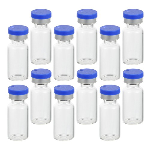 50Pcs Glass Vials Sample Storage Bottles Containers with Caps for ...