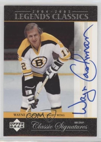 2004-05 Upper Deck Legends Classics - Classic Signatures Wayne Cashman ...