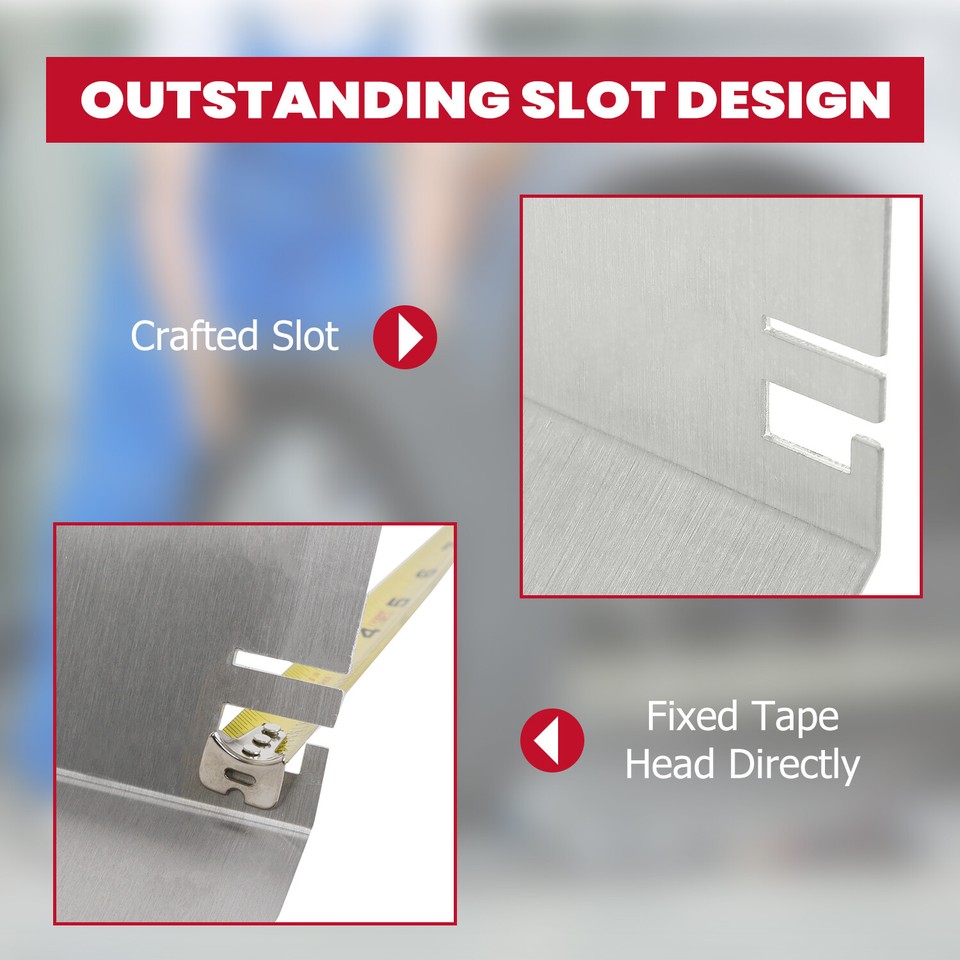 HECASA Wheel Alignment Tool Camber Caster Toe Plates 2 Tape Measuresw ...