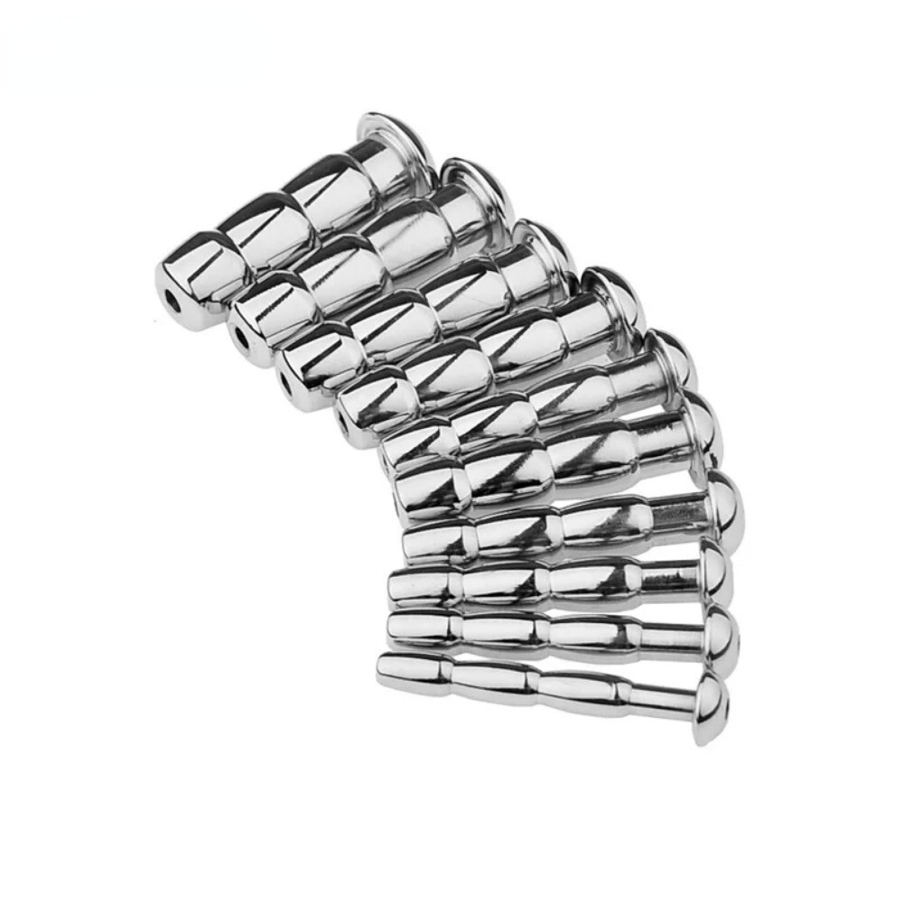 Hollow Male Stainless Steel Beads Sounding Urethral Stretching Plug ...