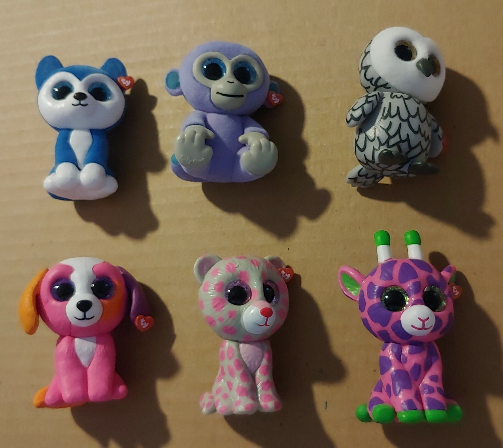 TY Mini Boos Series 2 -Lot (6) Vinyl Figs Bluberry Tasha Gilbert ...