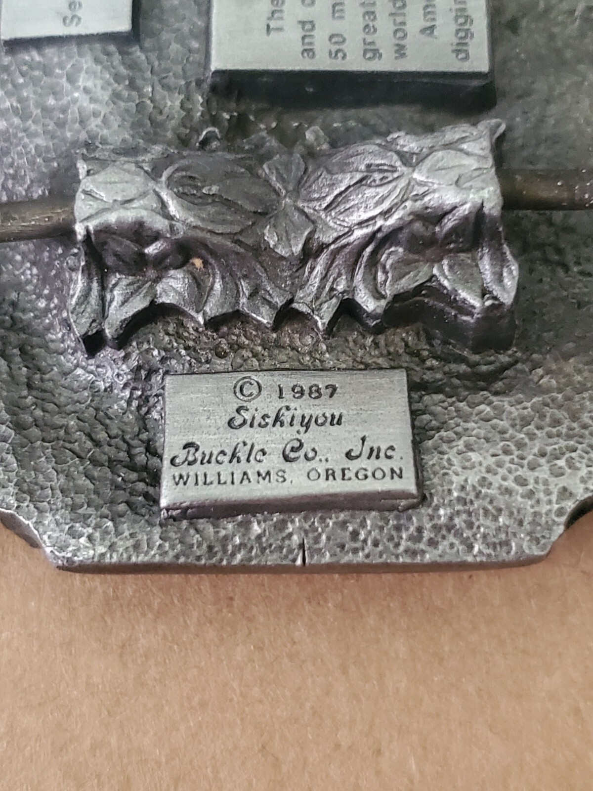 AMES Tools Belt Buckle Building the Panama Canal 1987… - Gem