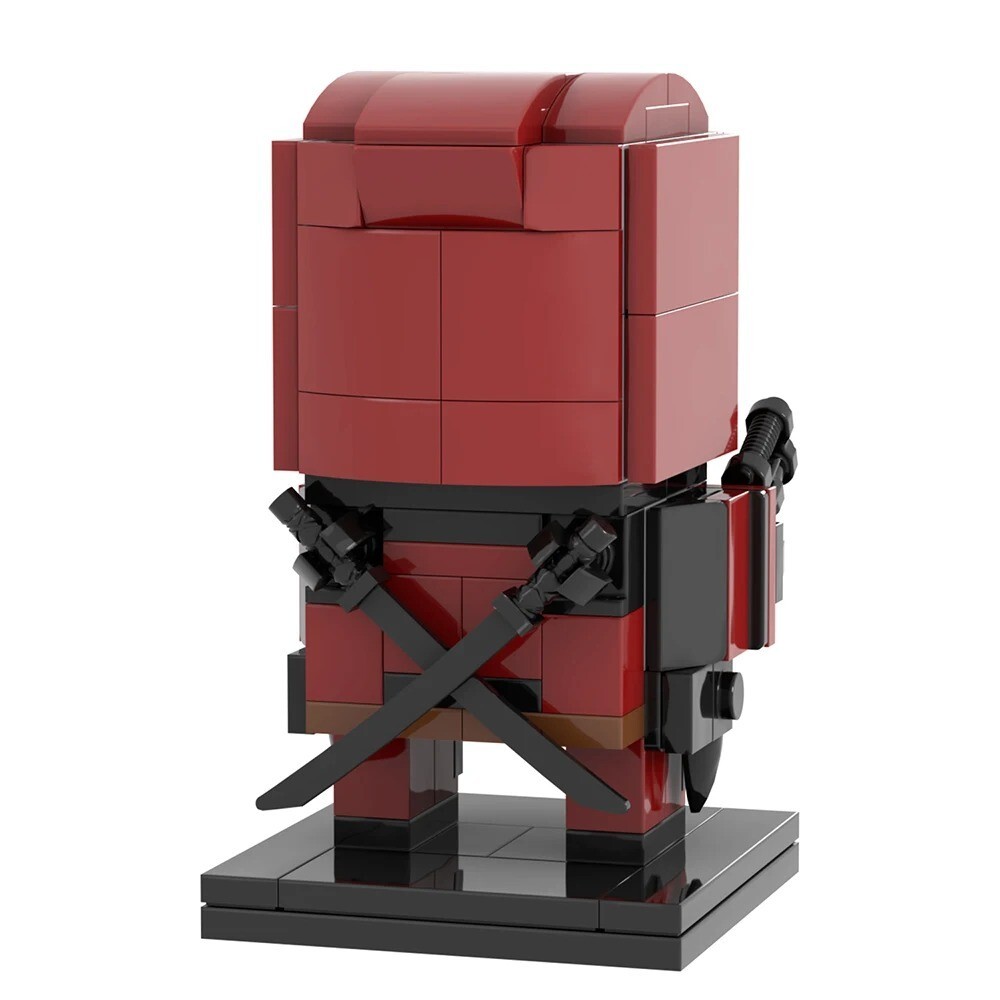 MOC Lego: DeadPool Brickheadz Style Perfect Gift Fast Shipping | eBay