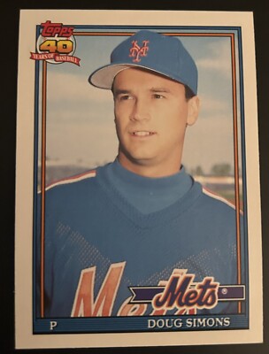 1991 TOPPS TRADED DOUG SIMONS NEW YORK METS #109T | eBay