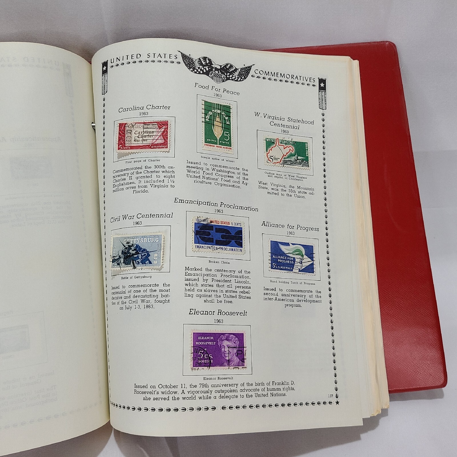 Full Large Collection, US All American Stamp Album Pre-1965 + Loose ...