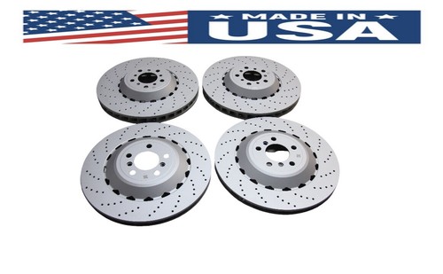 FOR BMW F06 F10 F12 M5 M6 Front & Rear Ventilated and Drilled Disc ...