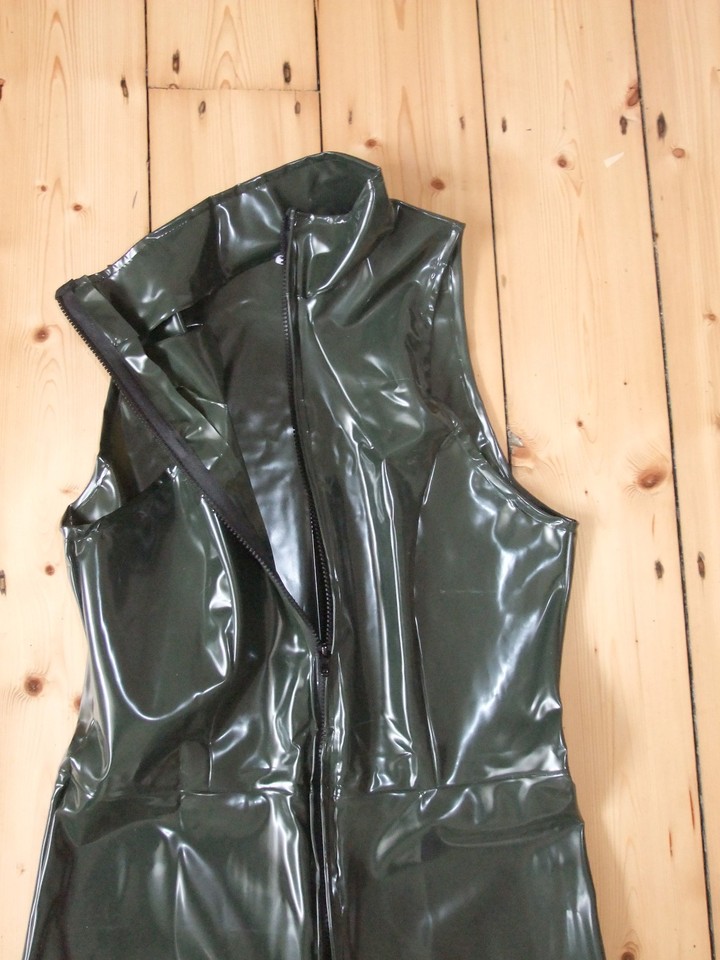 PVC U Like Playsuit Body Shorts Overalls Catsuit Play Cat Jump Suit 2XL ...