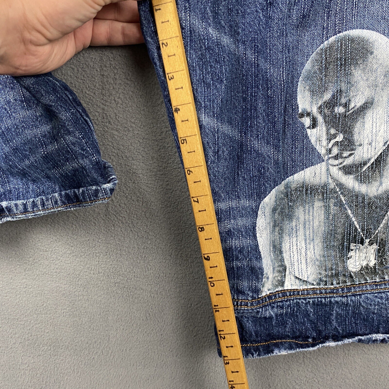 VIntage Makaveli Jeans Men’s 40 Tupac 2pac Blue Denim… - Gem