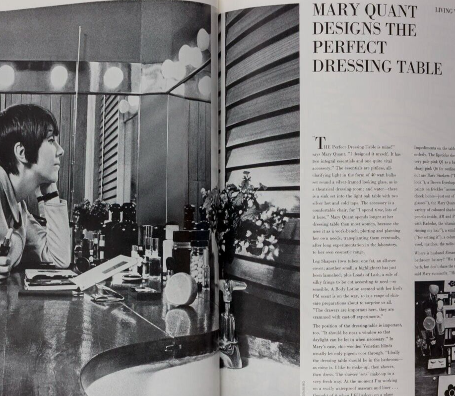 Jean Shrimpton MARY QUANT Sarah Crichton-Stuart HARPERS Jul 1967 Susan ...
