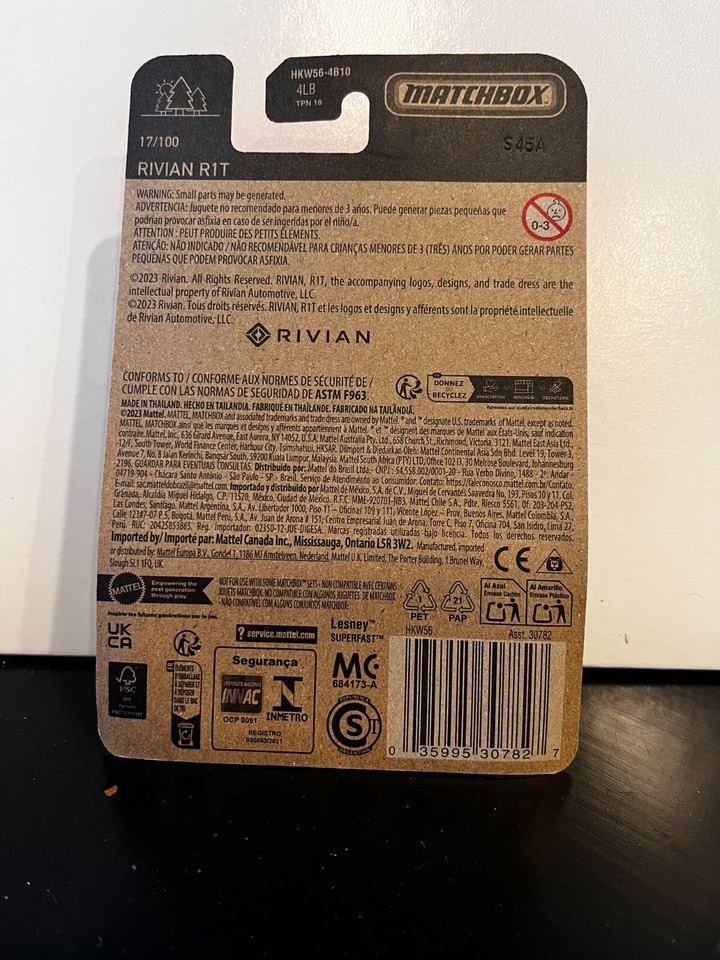 MATCHBOX DARK GREEN RIVIAN R1T 17/100 HKW56 | eBay