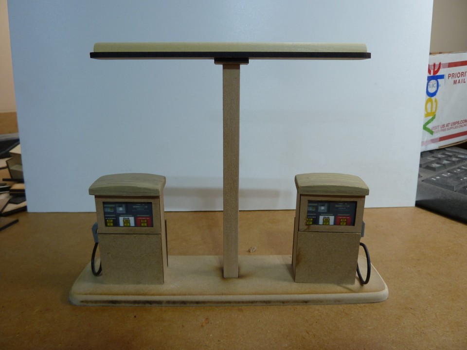 *Unfinished-Custom 1/24 Scale 6 Bay garage/4 Bay Semi Truck Center ...