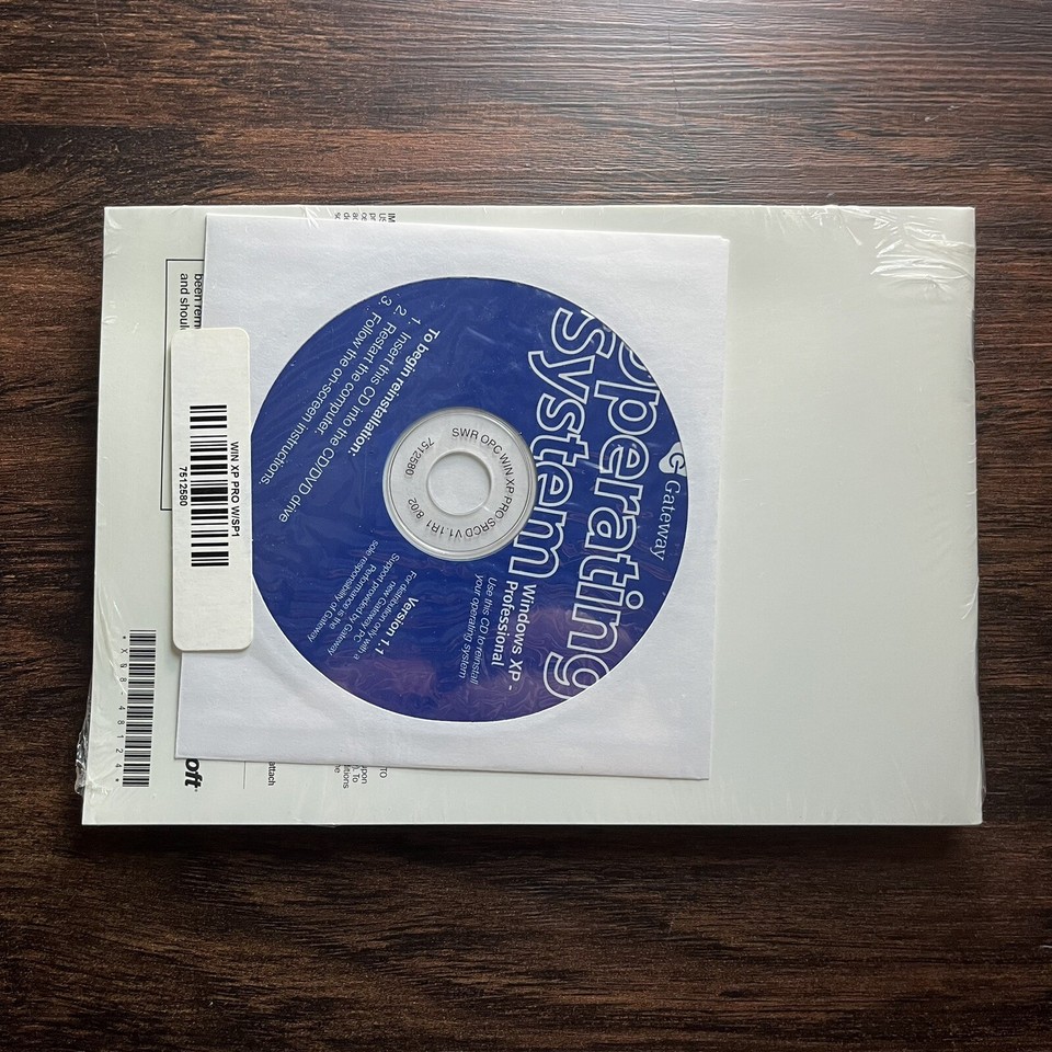 Gateway Windows XP Pro Restore Disk - NO KEY INCLUDED | DISC ONLY | eBay