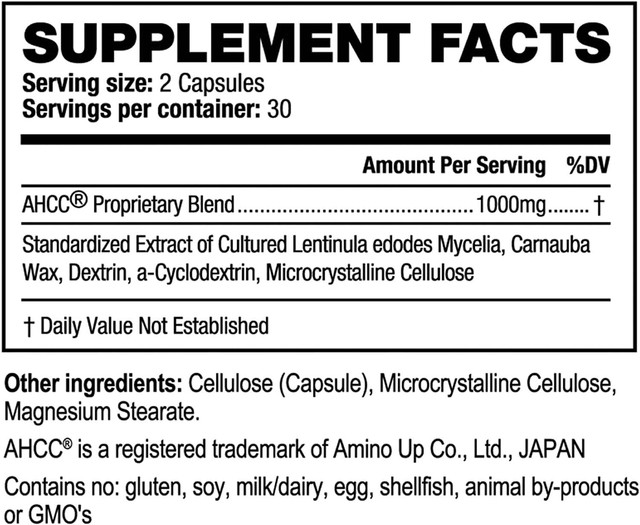 Papillex AHCC Supplement MAXIMUM Strength Natural Immune Support ...
