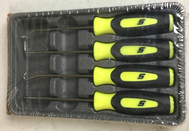 Snap-on Yellow Soft Handled 4pc Mini Awl & Pick Set SGASA204CHV for ...