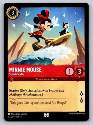 Disney Lorcan Minnie Mouse - Stylish Surfer 113/204 Regular | eBay