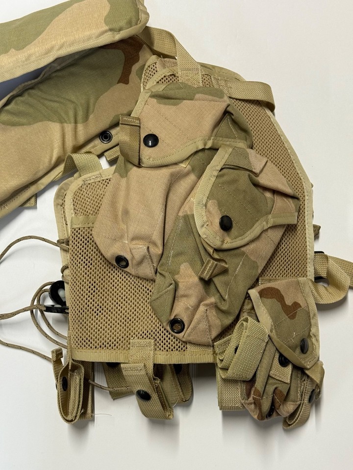 AFSOC Mod 5 Improved Tactical Load Bearing Vest & Mod 4 Buttpack DCU ...