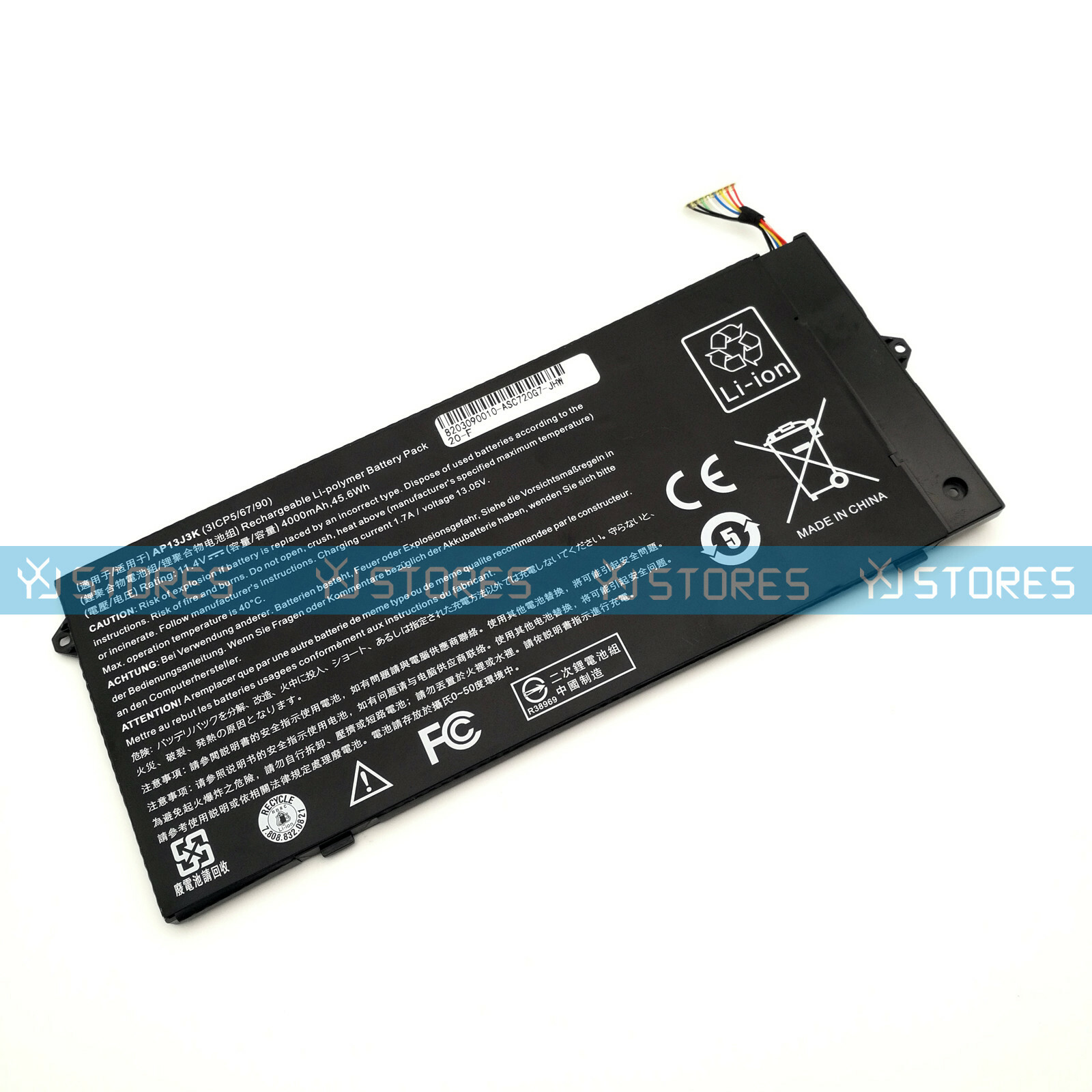 New AP13J4K AP13J3K Battery for Acer Chromebook 11.6" C720-2848 C720P ...