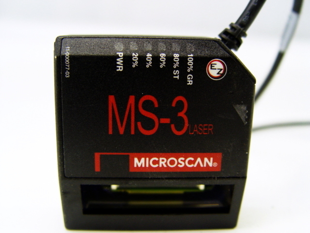 Microscan Ms-3 Laser Barcode Scanner Reader Fis-0003-0225g for sale ...