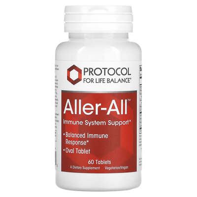 2 X Protocol for Life Balance, Aller-All, Immune System Support, 60 ...