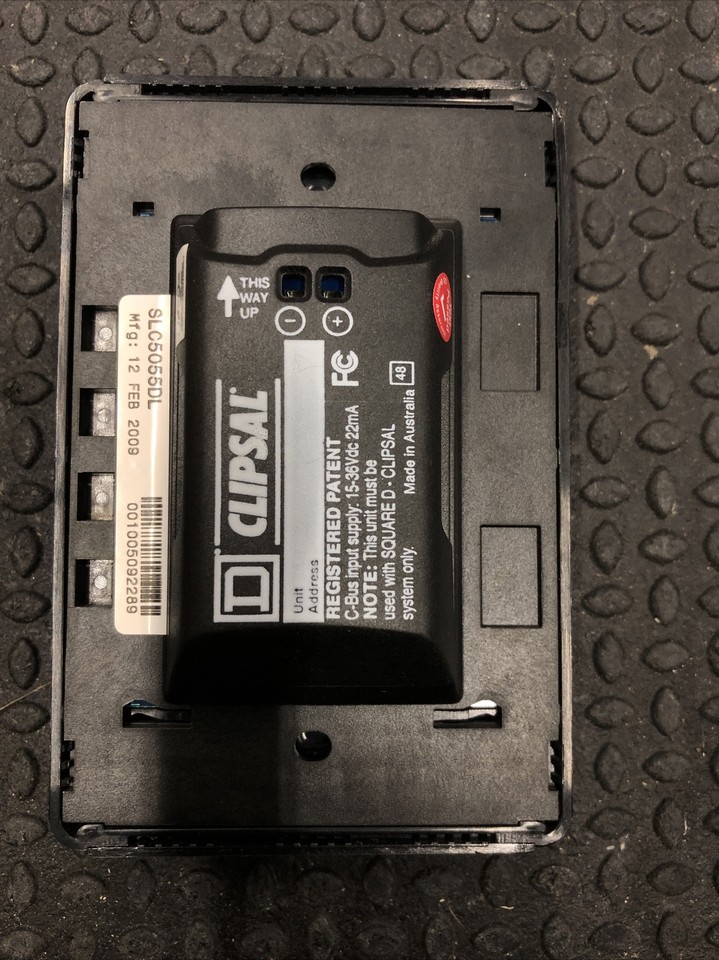 SLC5055DL Square D Clipsal 4 Button Neo DLT Keypad, Black, Free ...