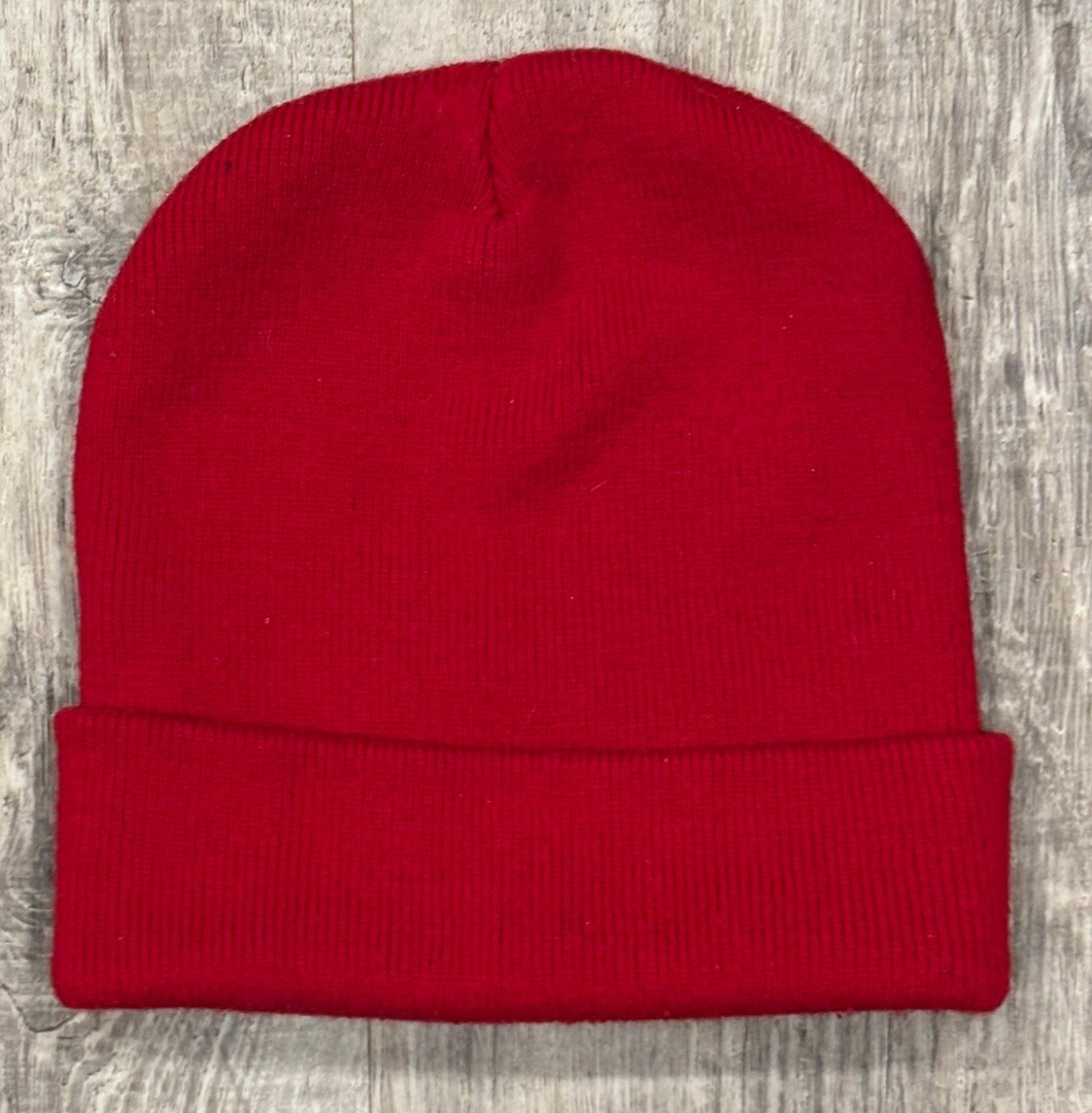 VTG West Coast Choppers Beanie Red Skull Cap Embroidered Motorcycle Y2K ...