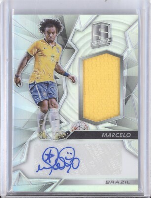 MARCELO 2016-17 PANINI SPECTRA SILVER PATCH AUTOGRAPH /50 BRAZIL Q0849 ...