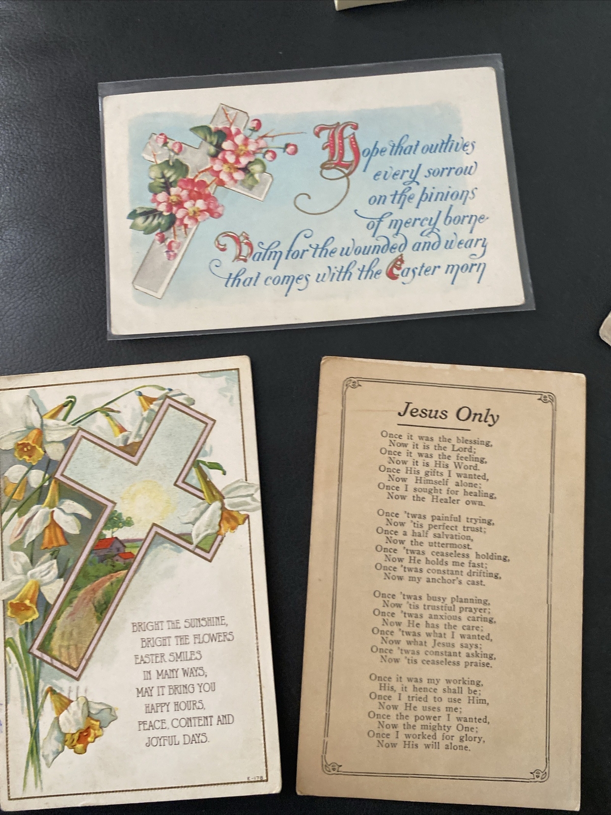 Easter Card Lot Of 9 Shabby Chic Vintage Resurrection Card Postcards ...