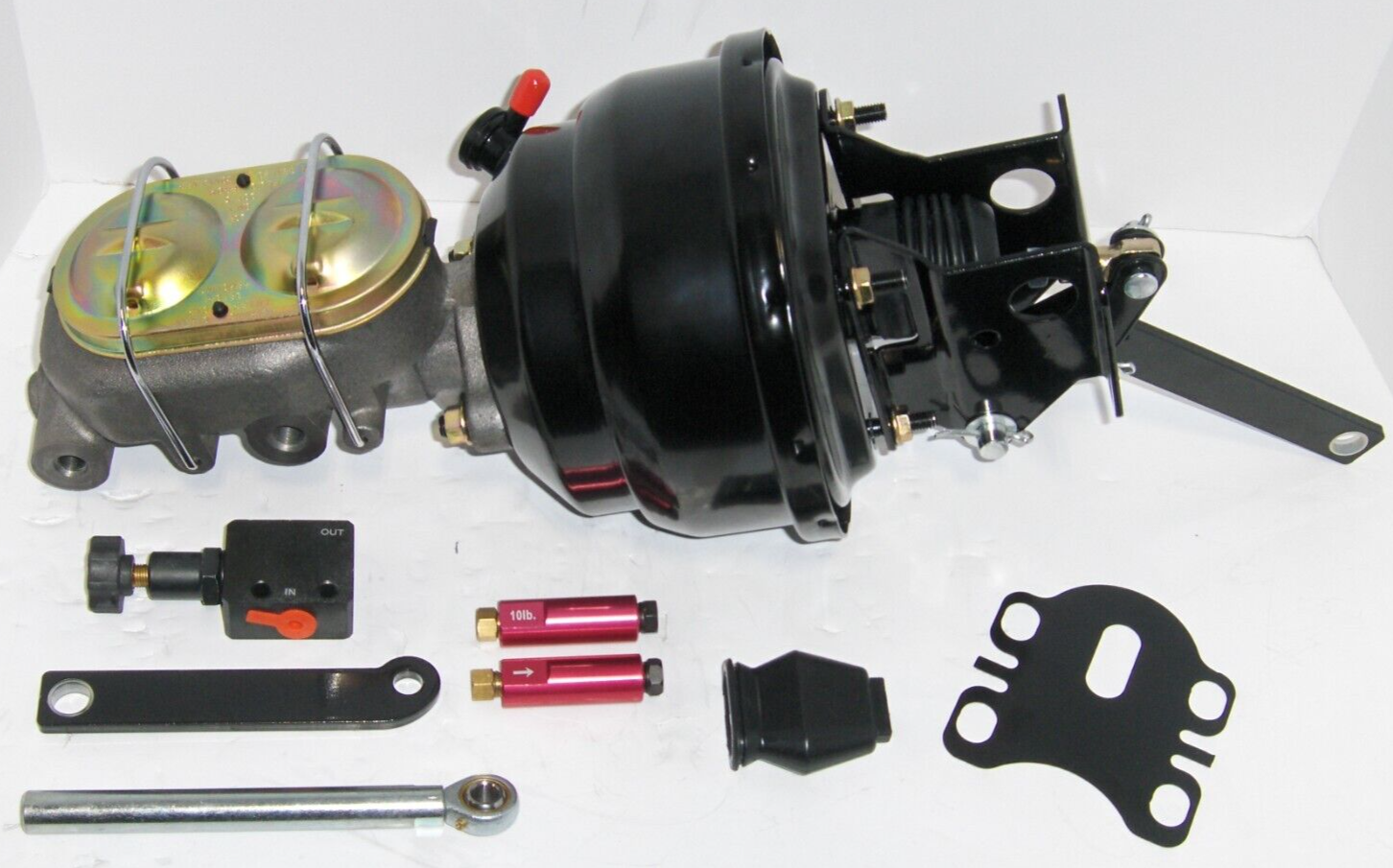 1957-72 Ford Car Truck Drum Drum Power Brake Booster Master Cylinder ...