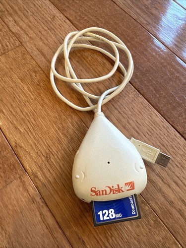 Genuine Vintage SanDisk ImageMate SDDR-31 USB Compact Flash Card Reader ...