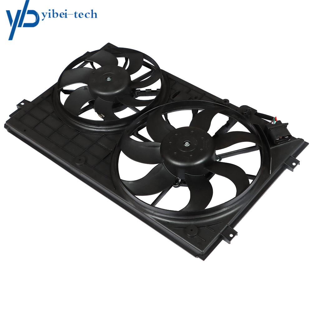 Radiator Cooling Fan Assembly For 2005-2015 Volkswagen Jetta 2.5L ...