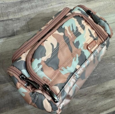 Lug MINI Trolley Pink Camo Travel Cosmetic Toiletry Bag Multi Function ...